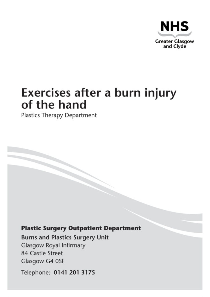 Physiotherapy and Occupational Therapy – Care of Burns in Scotland