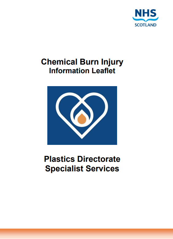 Patient Information leaflets – Care of Burns in Scotland